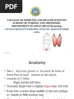 Thyroid Status Examination OSCE Checklist Geeky Medics | PDF | Thyroid ...