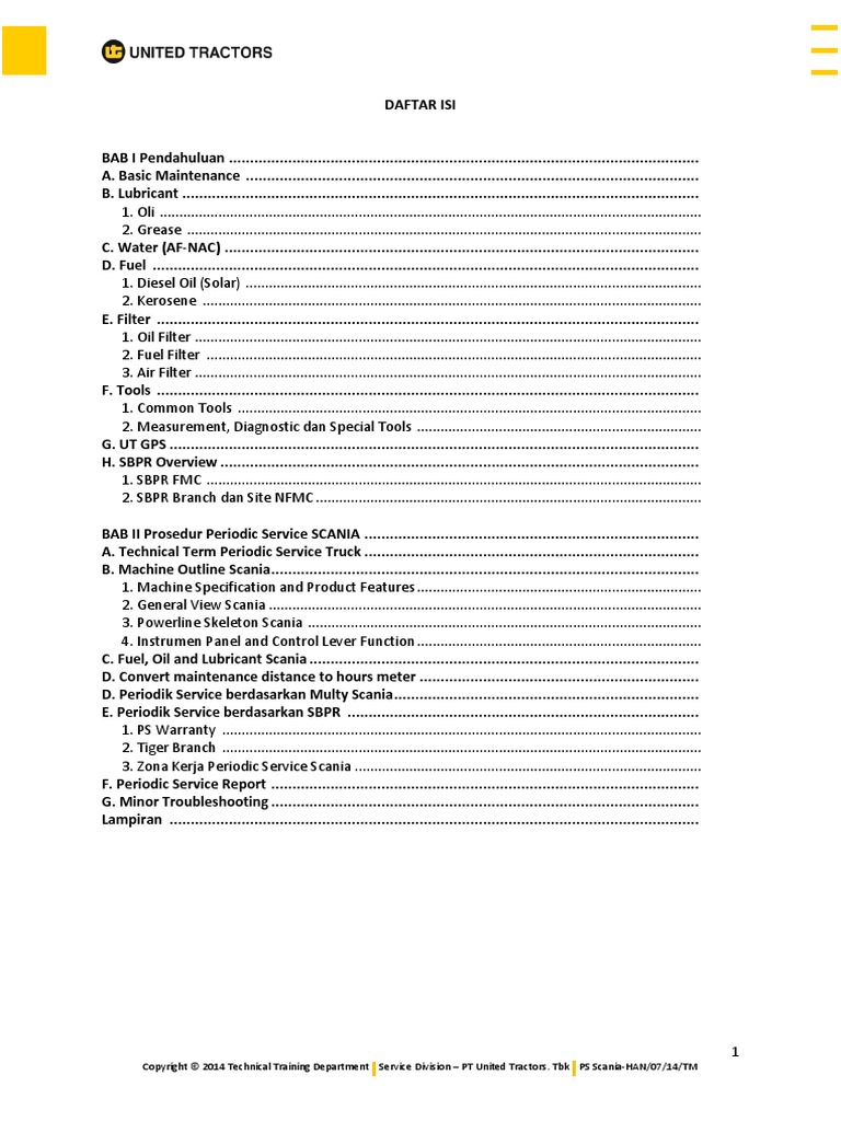 Handout PS Scania | PDF