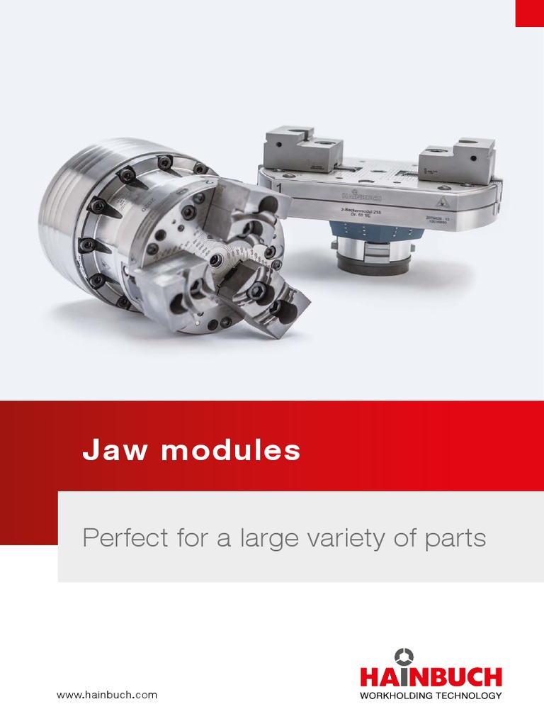 Jaw Modules: Perfect For A Large Variety of Parts | PDF | Machining | Tools