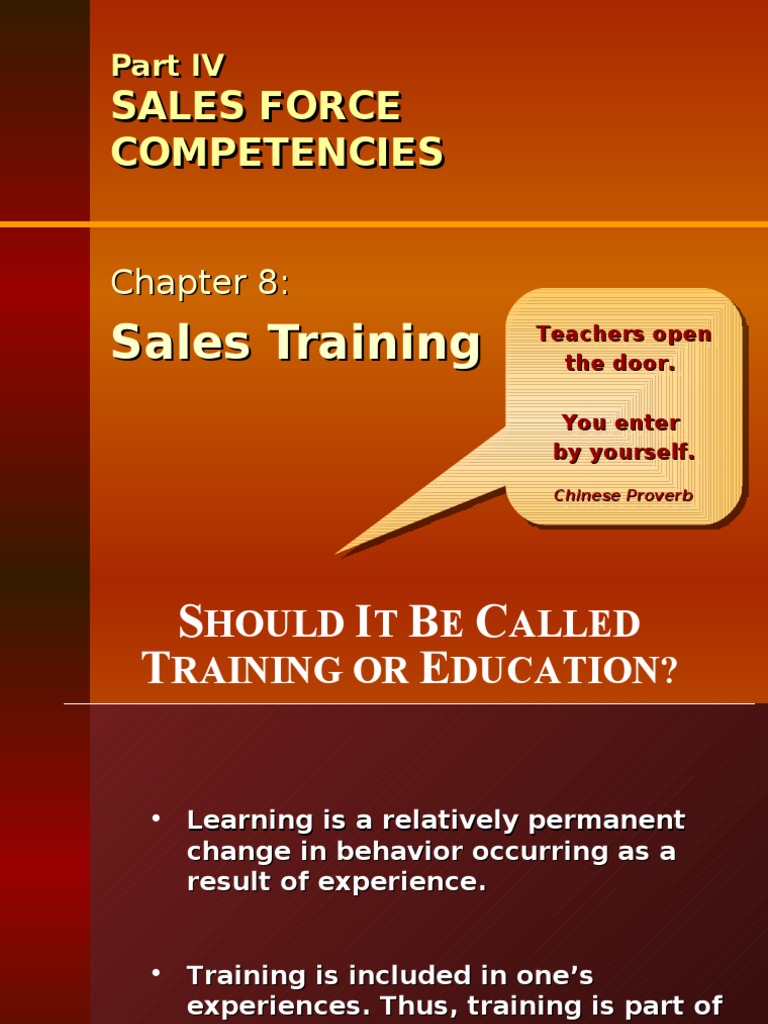 Sales Force Competencies Sales Force Competencies | PDF | Sales ...
