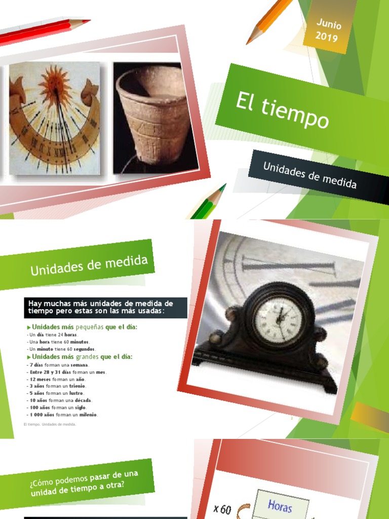 El Tiempo - Unidades de Medida | PDF