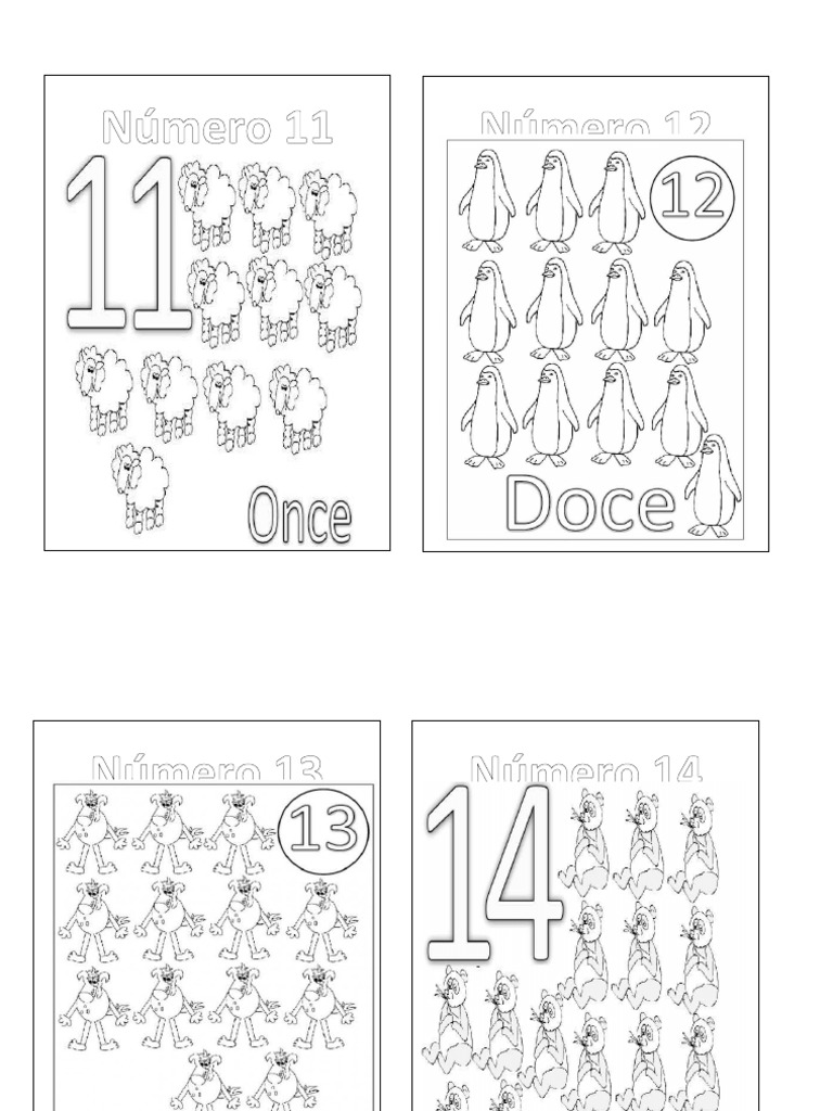 Numeros Del 11 Al 20 | PDF