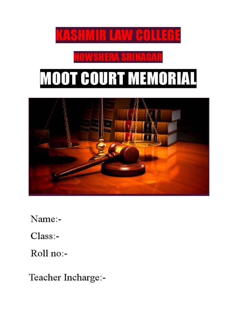 Moot Court Memorial | PDF