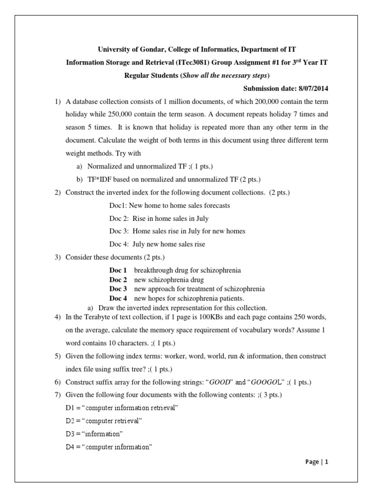 Asss | PDF | Information Retrieval | Computing