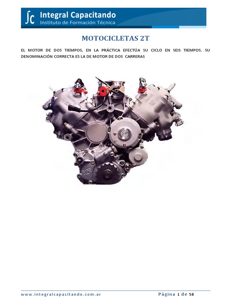 Motores 2T: Lumbreras y Ciclos | PDF | Pistón | Carburador