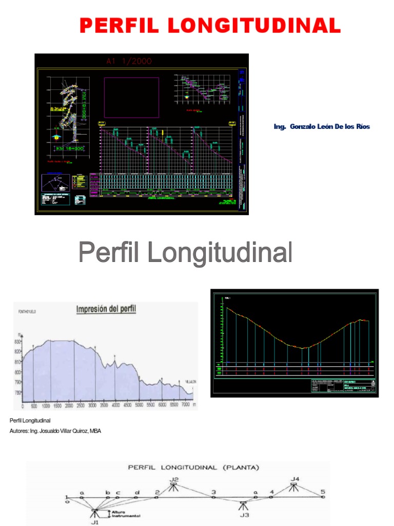 Perfil Longitudinal | PDF | Topografía | Mapa