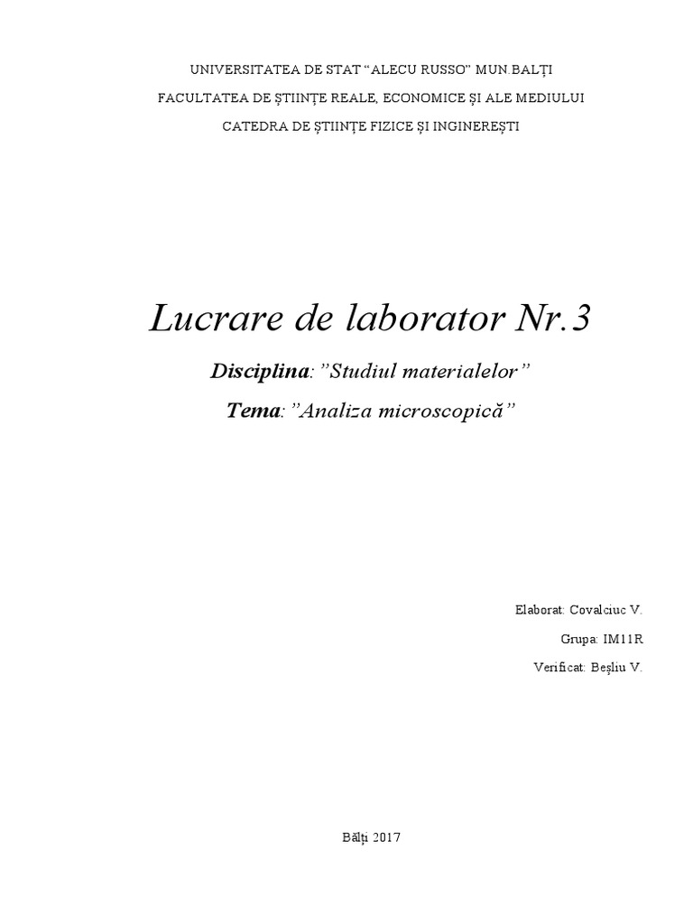 Laborator NR 3 | PDF