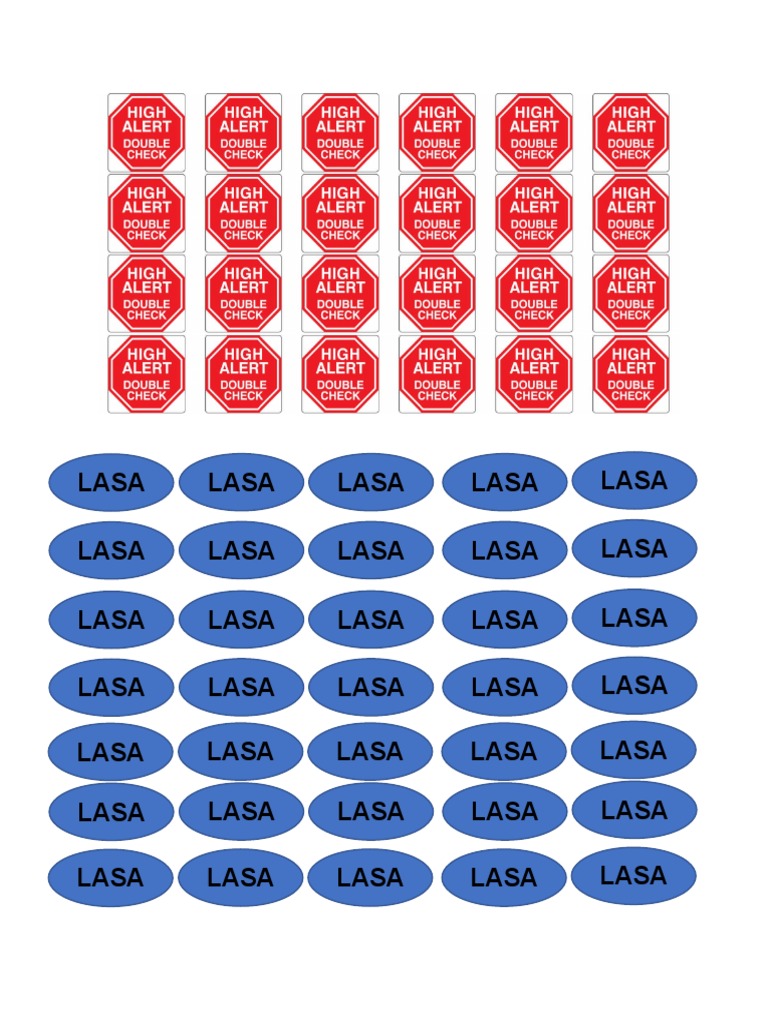 Logo Lasa Dan High Alert | PDF