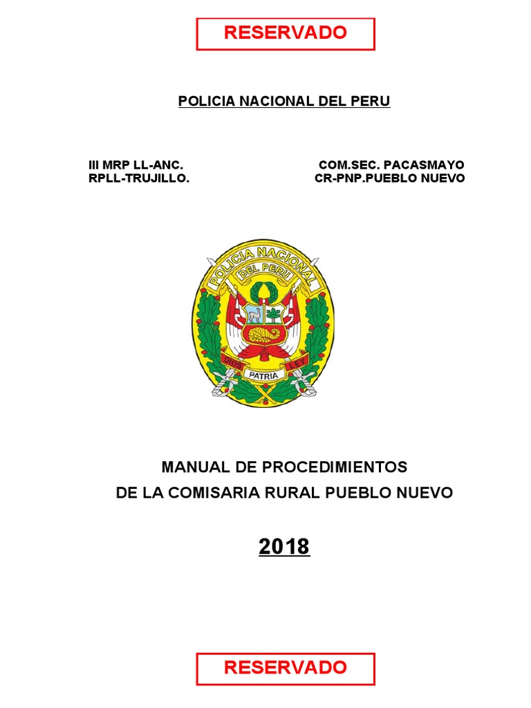 Mapro CR Pueblo Nuevo 2018 | PDF | Policía | Contabilidad