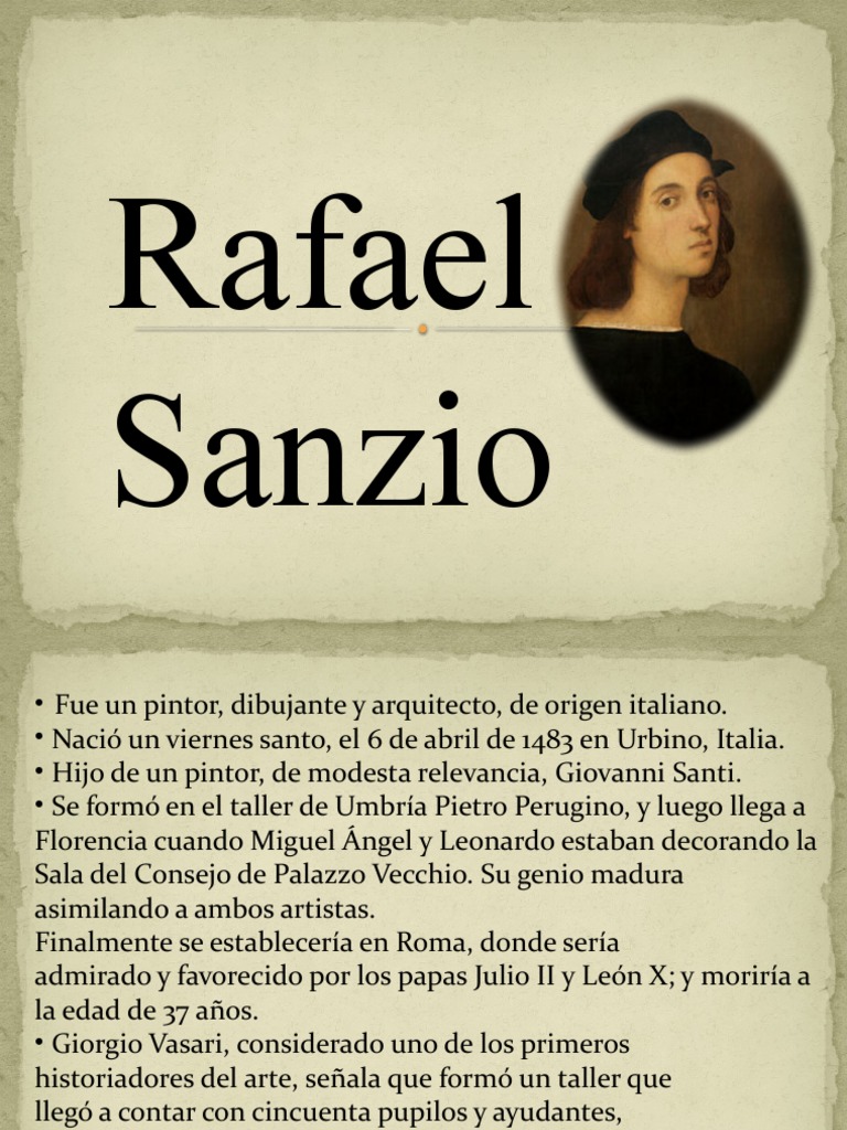 Presentación Rafael | PDF | Rafael | Pinturas