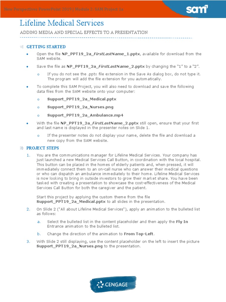 Lifeline Medical Services: Adding Media and Special Effects To A ...