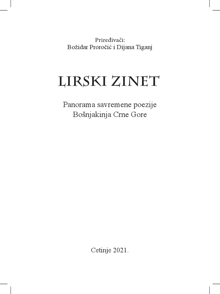 Lirski Zinet 10.feb Finalno | PDF