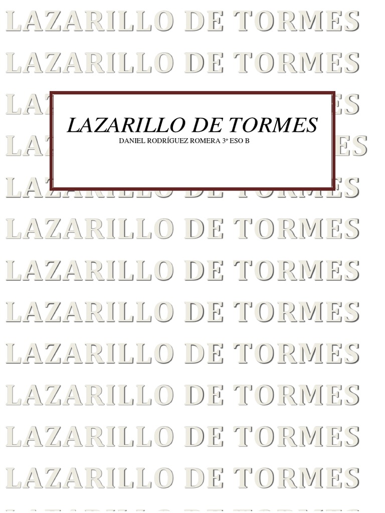 Lazarillo de Tormes | PDF