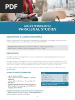 UJ Diploma in Paralegal Studies Overview | PDF | Justice | Crime & Violence