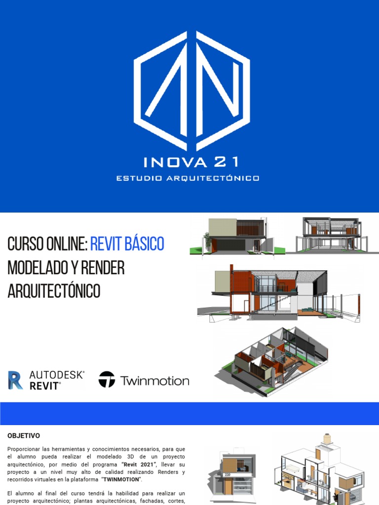 Curso Online Revit Basico Modelado y Render Arquitectonico 5 | PDF | Autodesk Revit | modelado 3D