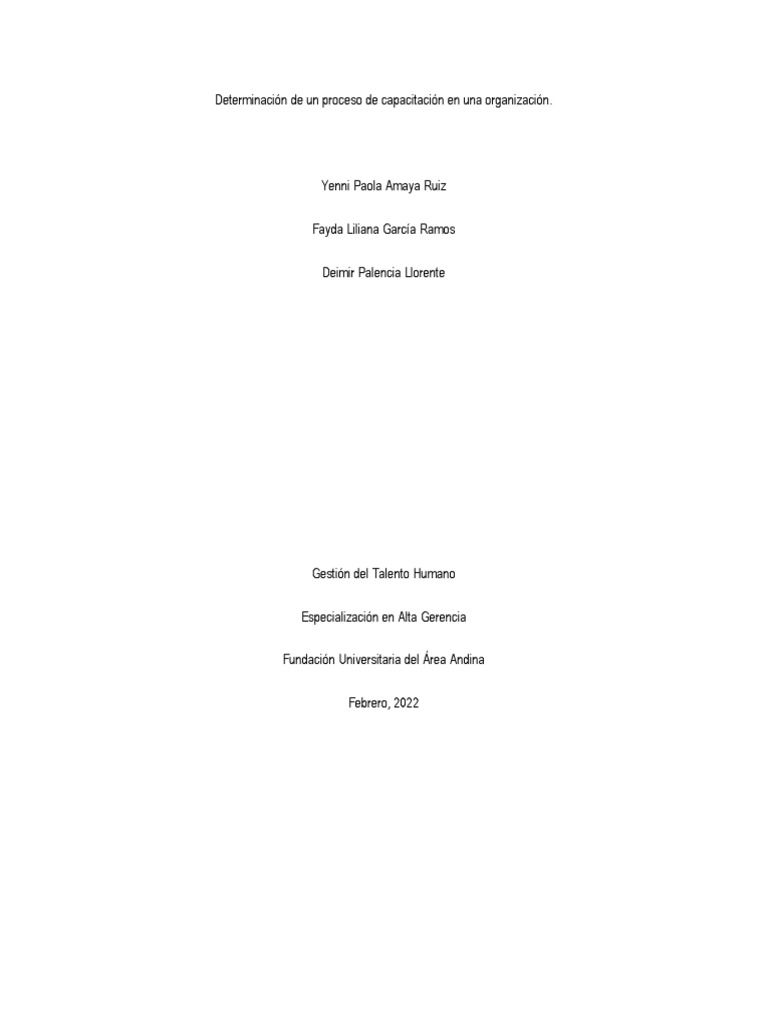 Actv. Evaluativa Eje 3. GESTION DEL TALENTO HUMANO | PDF | Gestión de recursos humanos