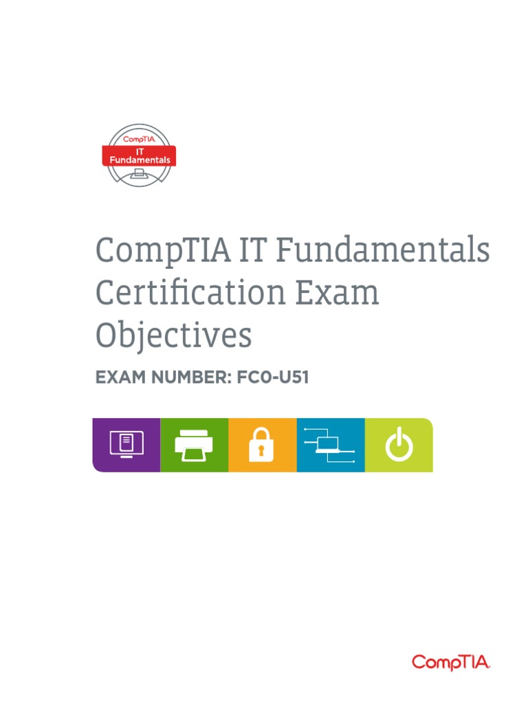 Comptia It Fundamentals Certification Exam Objectives: Exam Number: Fc0-U51 | PDF | Wireless Lan ...