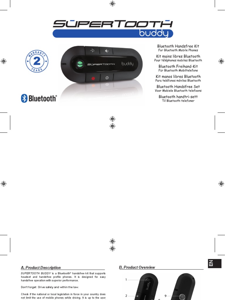 Manual Supertooth Buddy | PDF | Battery Charger | Computer Engineering