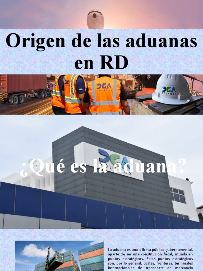 Origen de Las Aduanas en RD | PDF | aduana | El comercio internacional