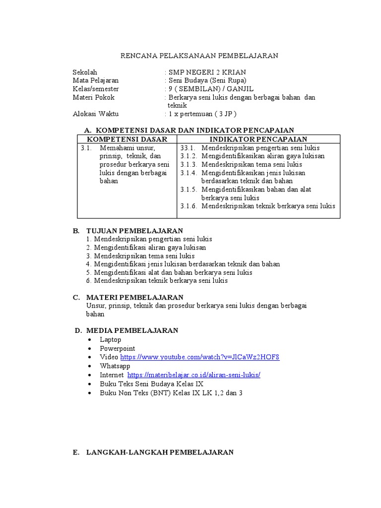 LKS Seni Lukis Penget | PDF
