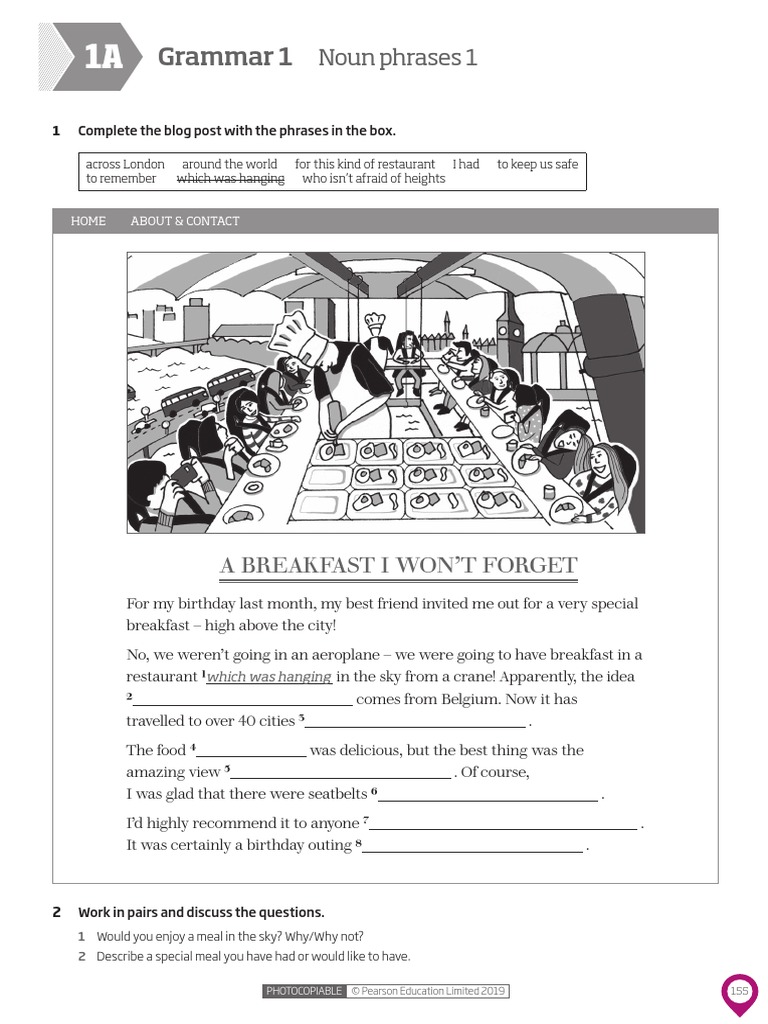 RM B1P PC 1A Grammar 1 | PDF