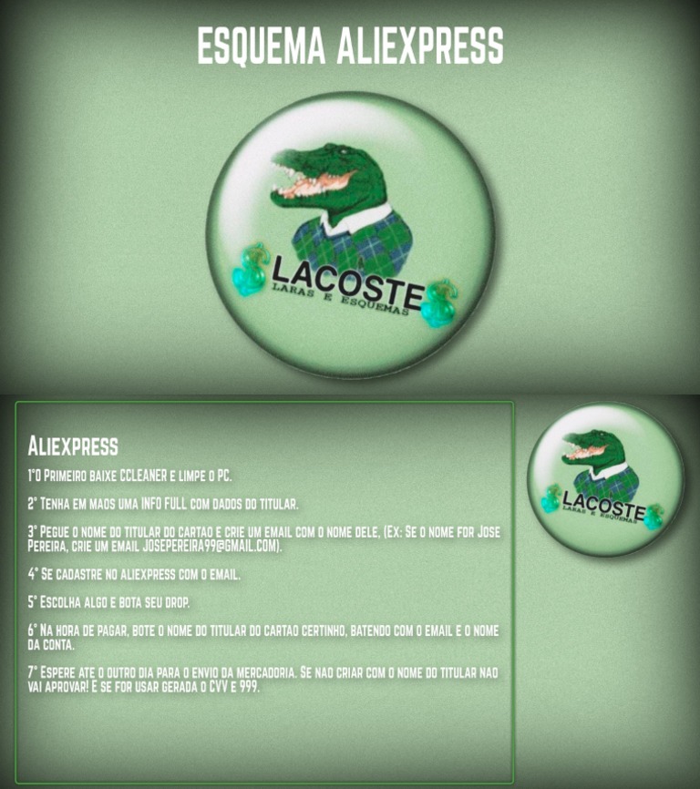 Esquema Aliexpress Atualizado 2021 | PDF