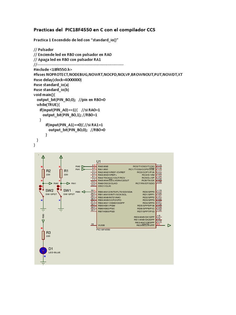 PIC18F4550 C Programming Practices | PDF | Cryptography