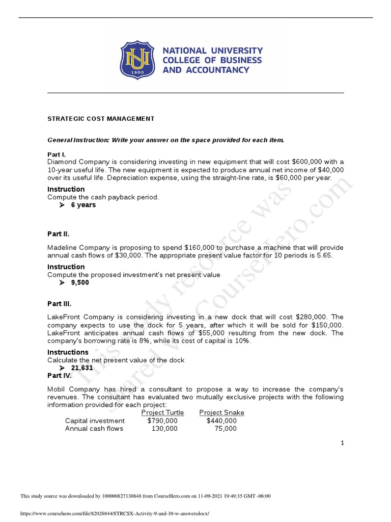 Capital Budgeting 2 | PDF | Depreciation | Net Present Value