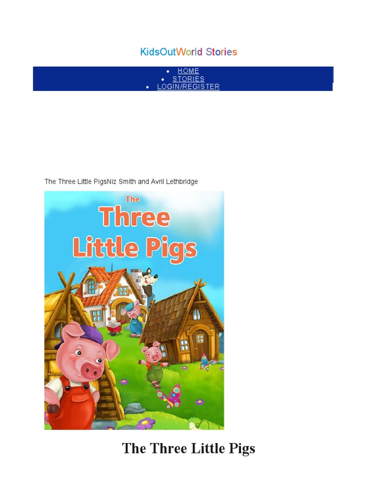 The Story of The Three Little Pigs | PDF
