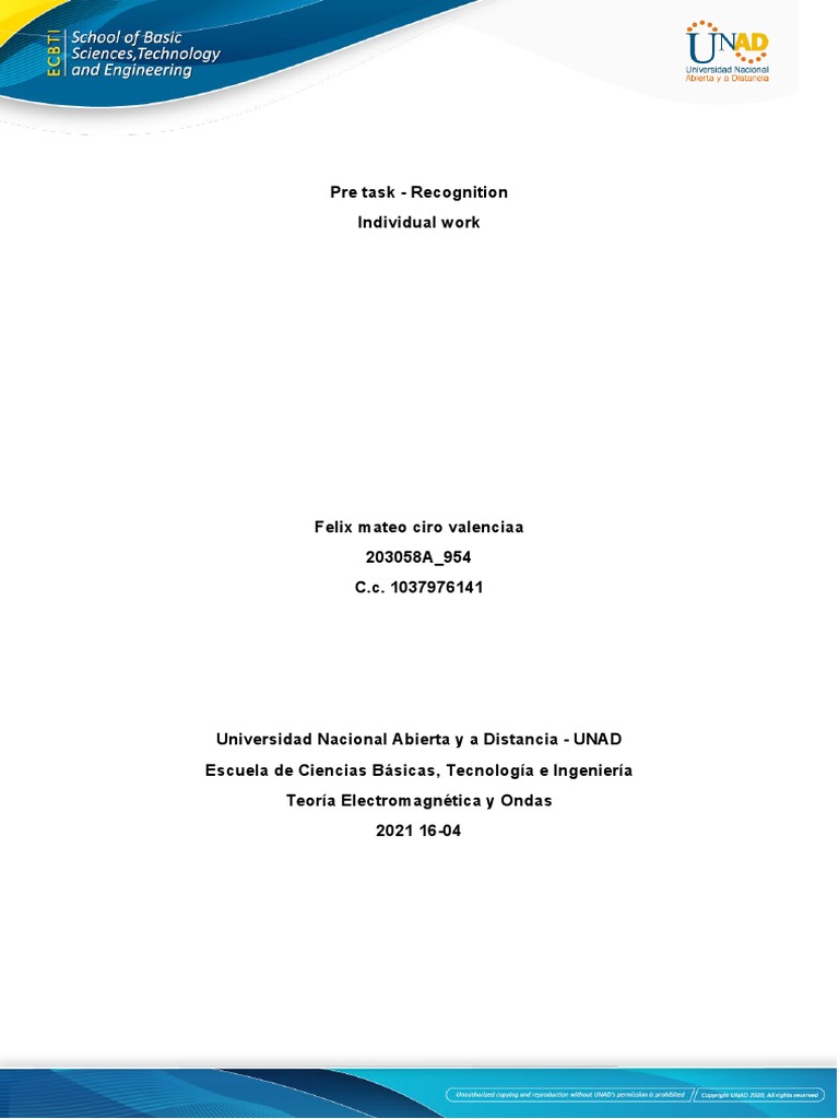 Annex 0 - Delivery Format - Pre Task | PDF