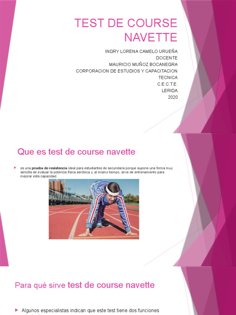 Test de Course Navette: Evaluación Aeróbica | PDF