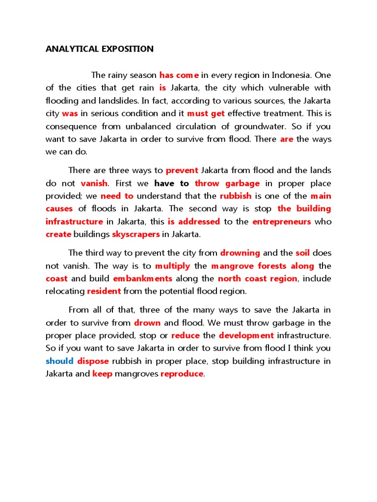 Contoh Text Analytical Exposition | PDF