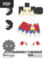 Demon Slayer - Inosuke Hashibira Papercraft | PDF