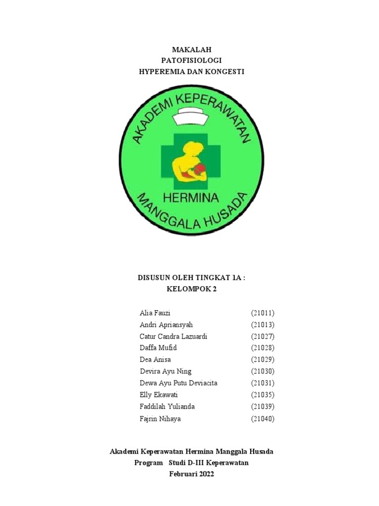 Makalah Patofisiologi Hyperemia | PDF