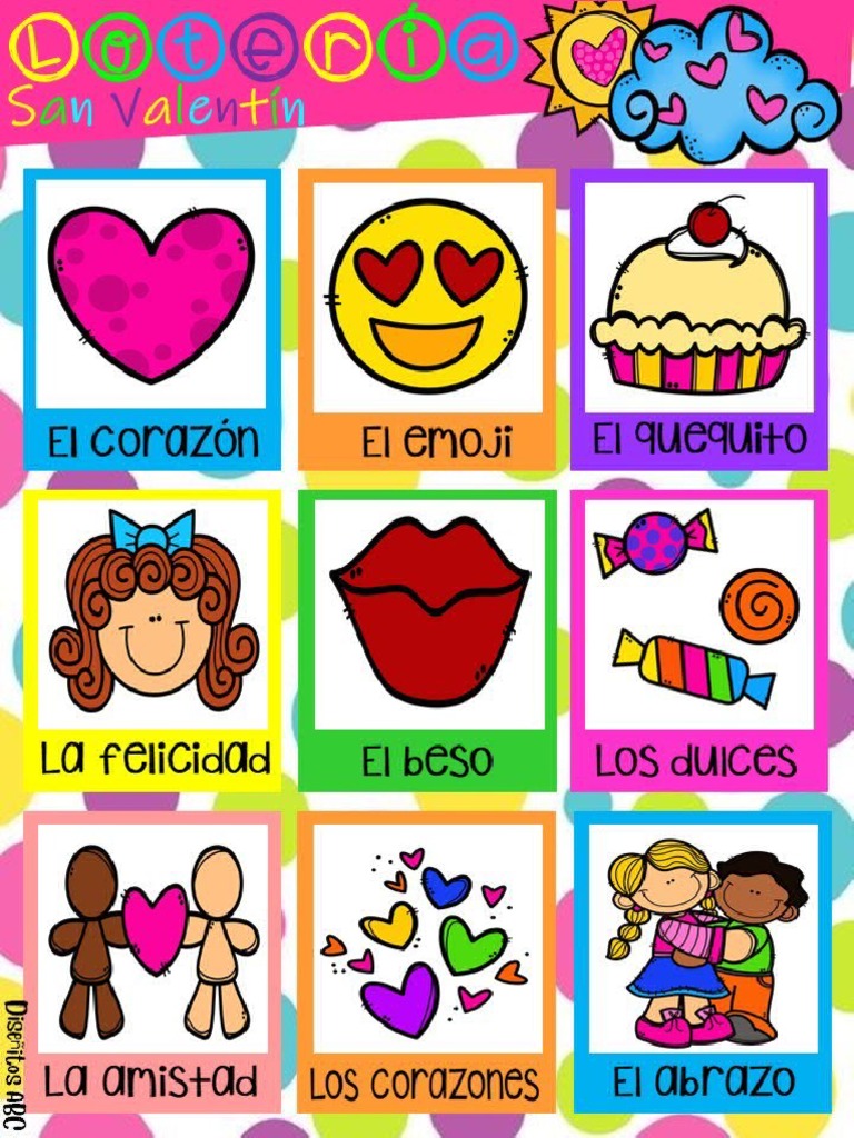 Loteria Dia Del Amor y La Amistad | PDF