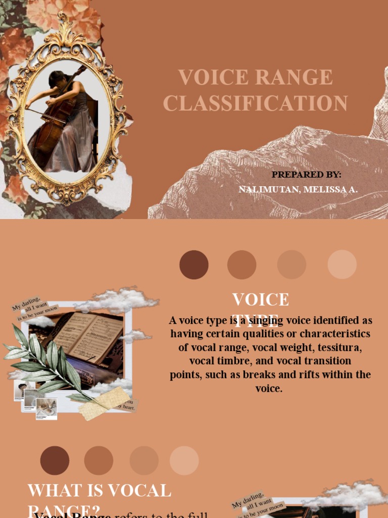 Voice Range Classification Overview | PDF