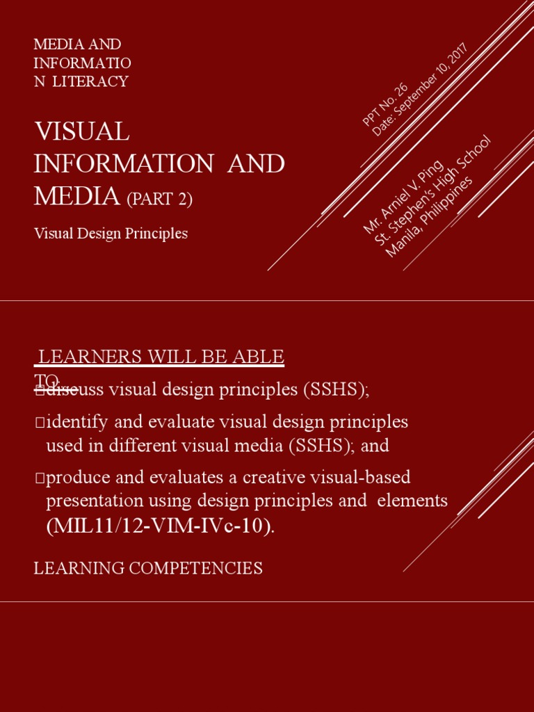 Visual Information Part 2 | PDF | Composition (Visual Arts) | Design