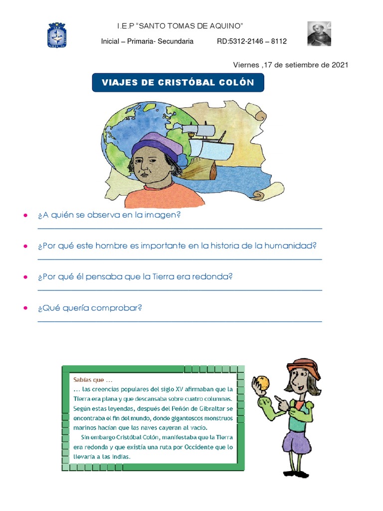 Viajes de Cristobal Colon | PDF | Viajes de Cristóbal Colón | Imperio ...