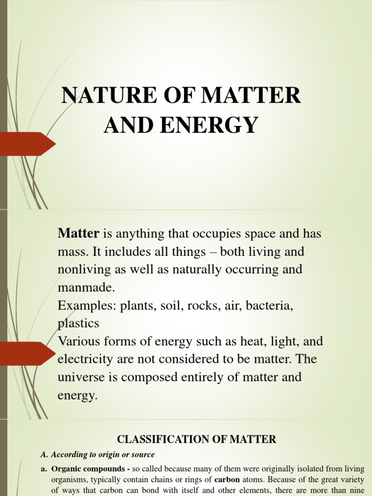 Understanding Matter and Energy | PDF | Mixture | Chemical Substances