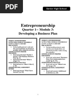 2nd Quarter Exam in Entrep | PDF | Business Plan | Entrepreneurship