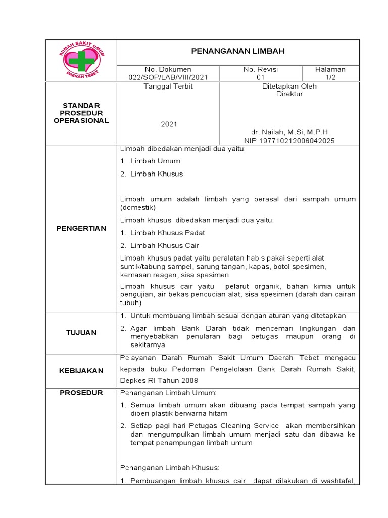 Penanganan Limbah | PDF | Sains & Matematika