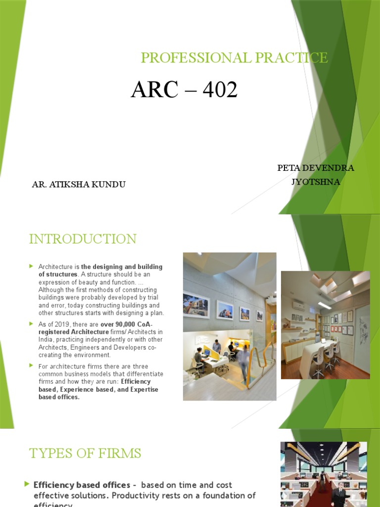 Peta Devendra Arc 402 - PP | PDF | Design | Architect