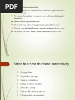 Questions MySQL Using Database Connectivity 2021 | PDF | My Sql | Databases