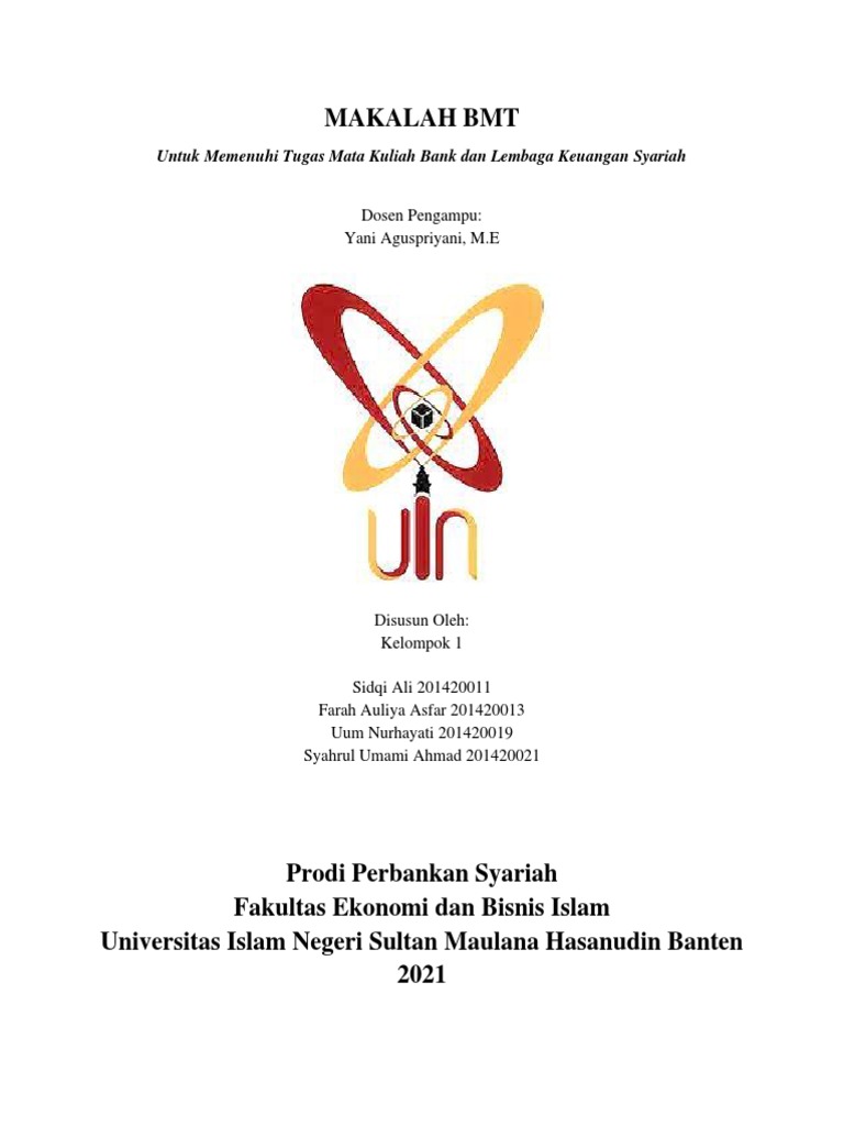 Kel 1 - 011, 013, 019, 021 - Makalah BMT | PDF