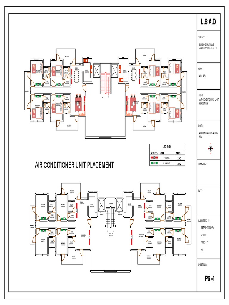 Air Conditioner Unit Placement: L.S.A.D | PDF | Home | Building Engineering