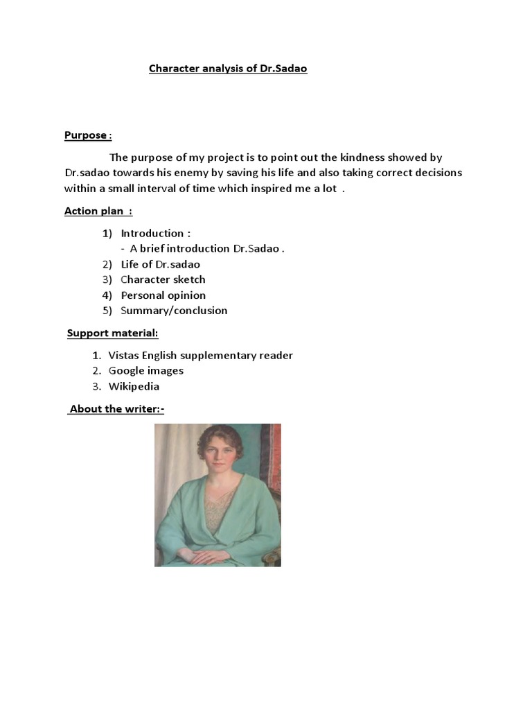 Character Analysis of DR - pdf2 | PDF | General Fiction