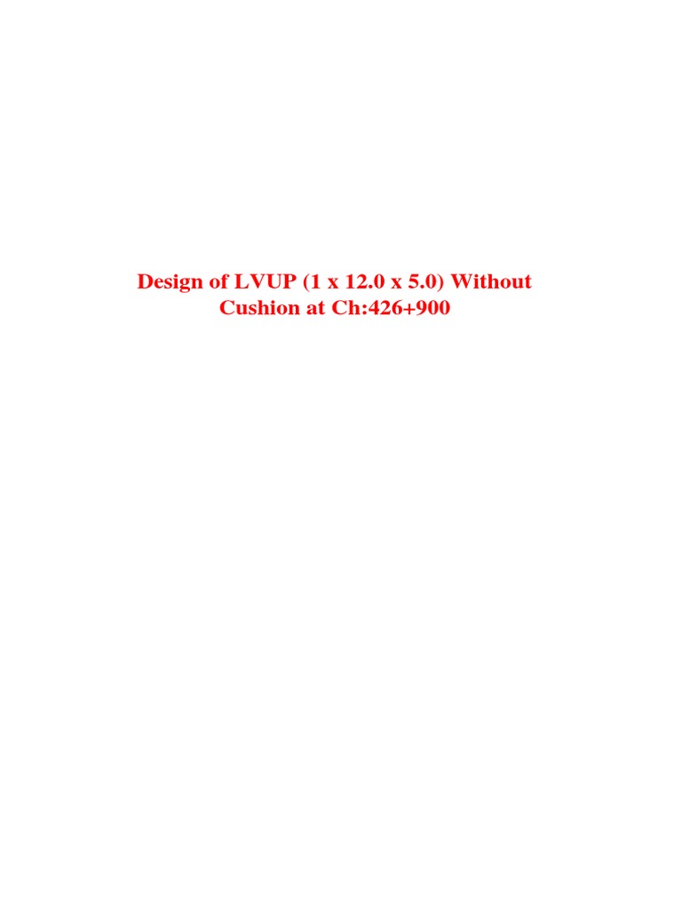 Lvup - 1 X 12 X 5 - Without Fill | PDF | Classical Mechanics | Civil Engineering