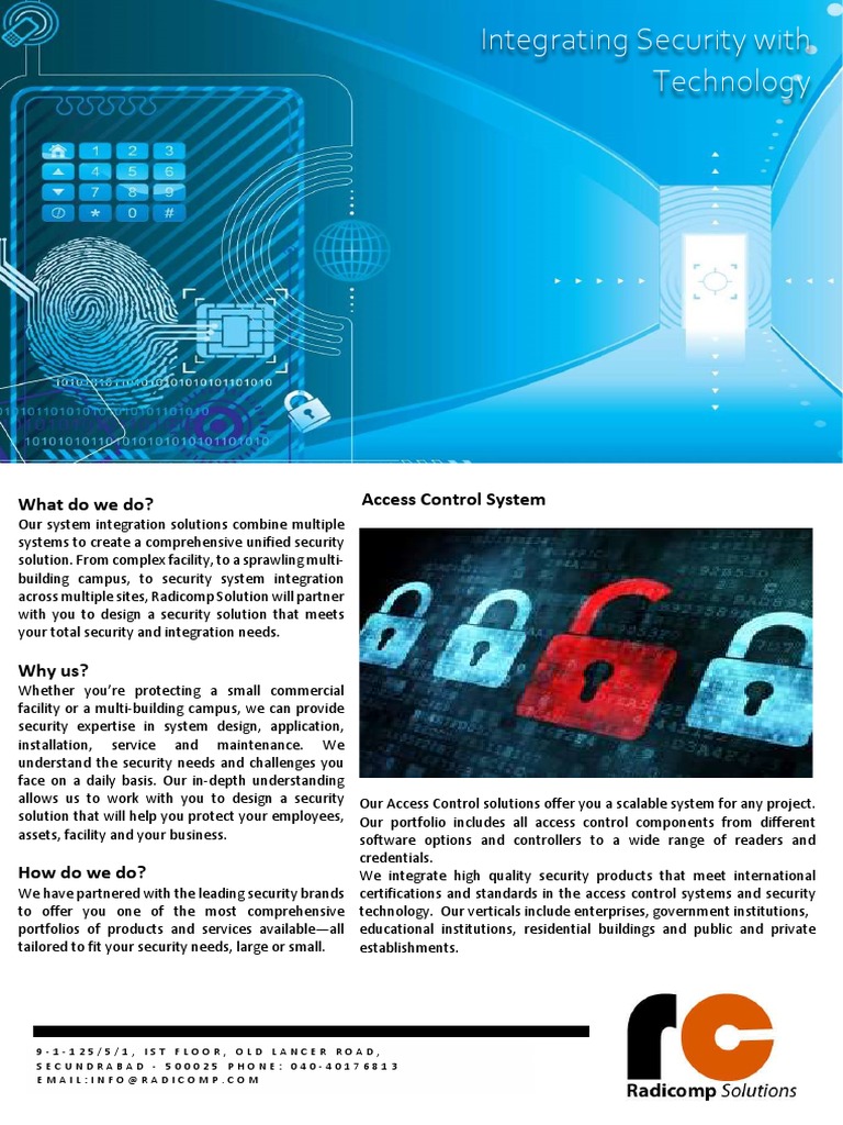 What Do We Do? Access Control System | PDF | Access Control | Computing
