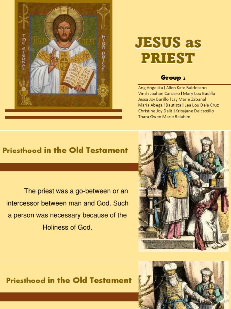 Jesus as High Priest and Sacrifice | PDF | Sacraments | Jesus