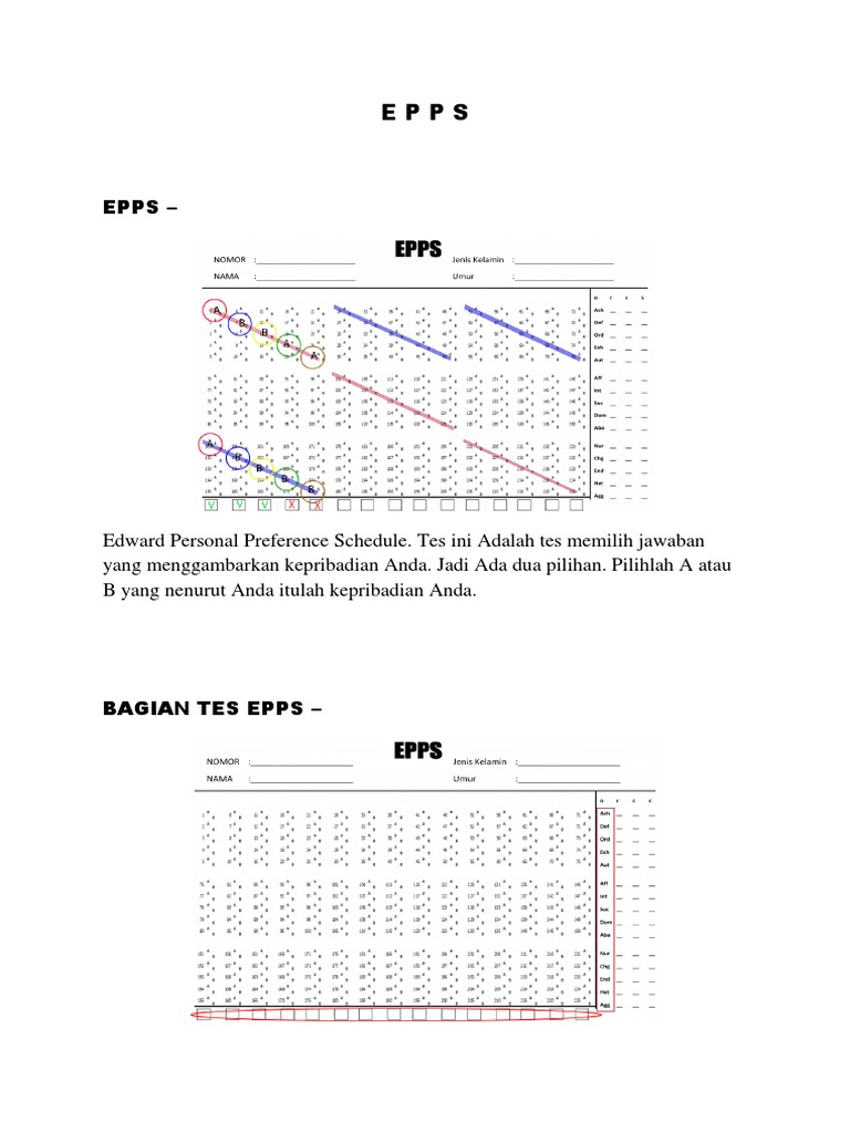 Kupas Tuntas Tes Kepribadian EPPS: Pengertian, Tujuan, Cara Mengerjakan ...